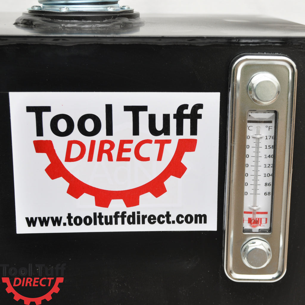 Tool-Tuff 15-Gallon Hydraulic Fluid Reservoir Tank, Vertical-Mount, w ...