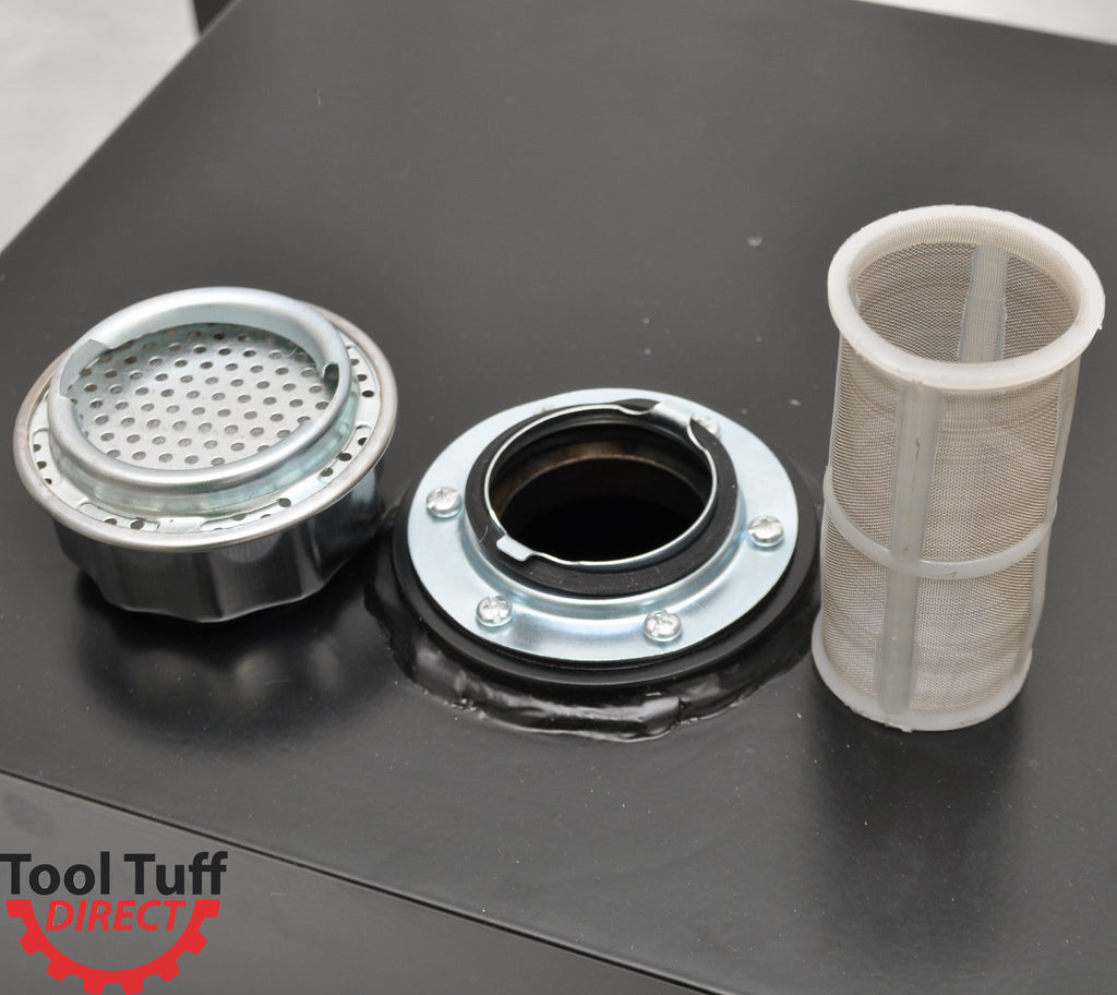 Tool-Tuff 15-Gallon Hydraulic Fluid Reservoir Tank, Vertical-Mount, w ...