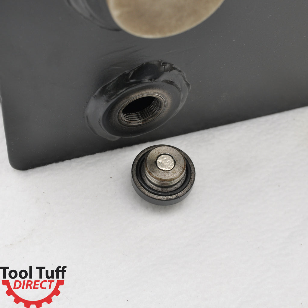 Tool-Tuff 7-Gallon Hydraulic Fluid Reservoir Tank, Horizontal-Mount, w ...