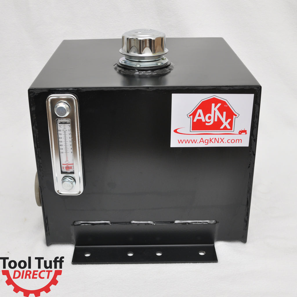 Tool-Tuff 7-Gallon Hydraulic Fluid Reservoir Tank, Horizontal-Mount, w ...