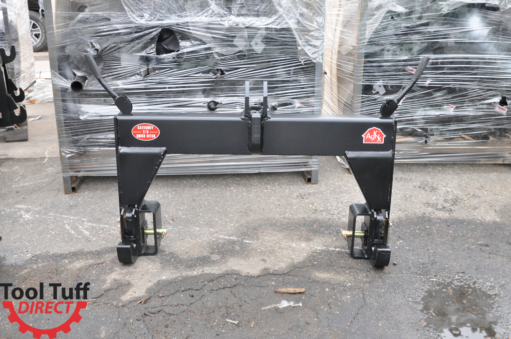 CAT 2/3 (CAT 2 Tractor to CAT 3 Implement) 3-Point Tractor Quick Hitch ...