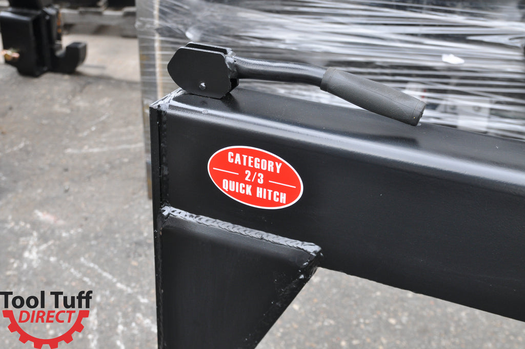 CAT 2/3 (CAT 2 Tractor to CAT 3 Implement) 3-Point Tractor Quick Hitch ...